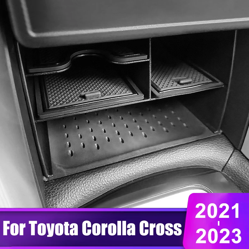 For-Toyota-Corolla-Cross-XG10-2021-2022-2023-Hybrid-Car-Central-Storage ...