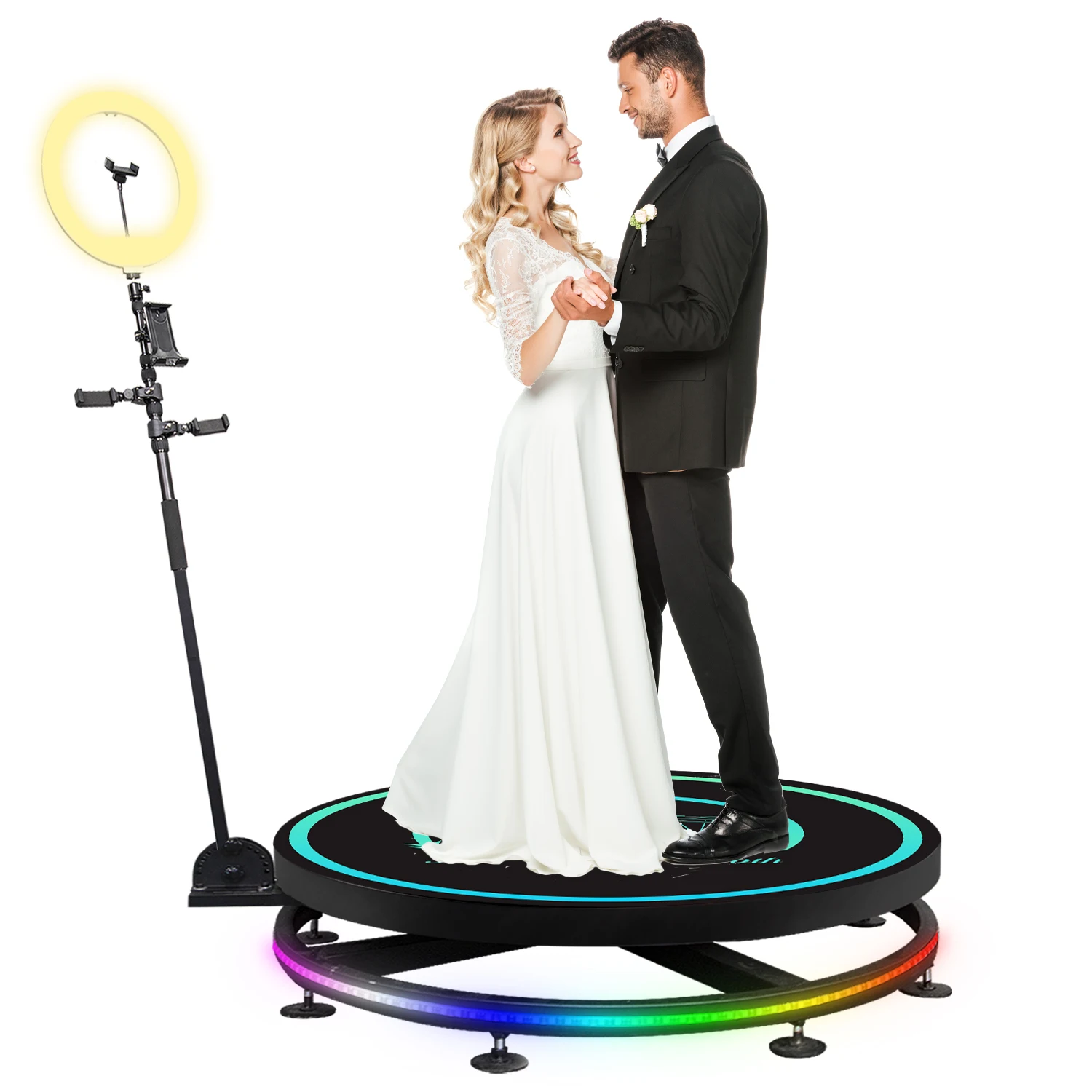 80 100 115Cm Party Slow Rotating Spinning Camera 360 Degree Photobooth Automatic Video 360 Photo ...