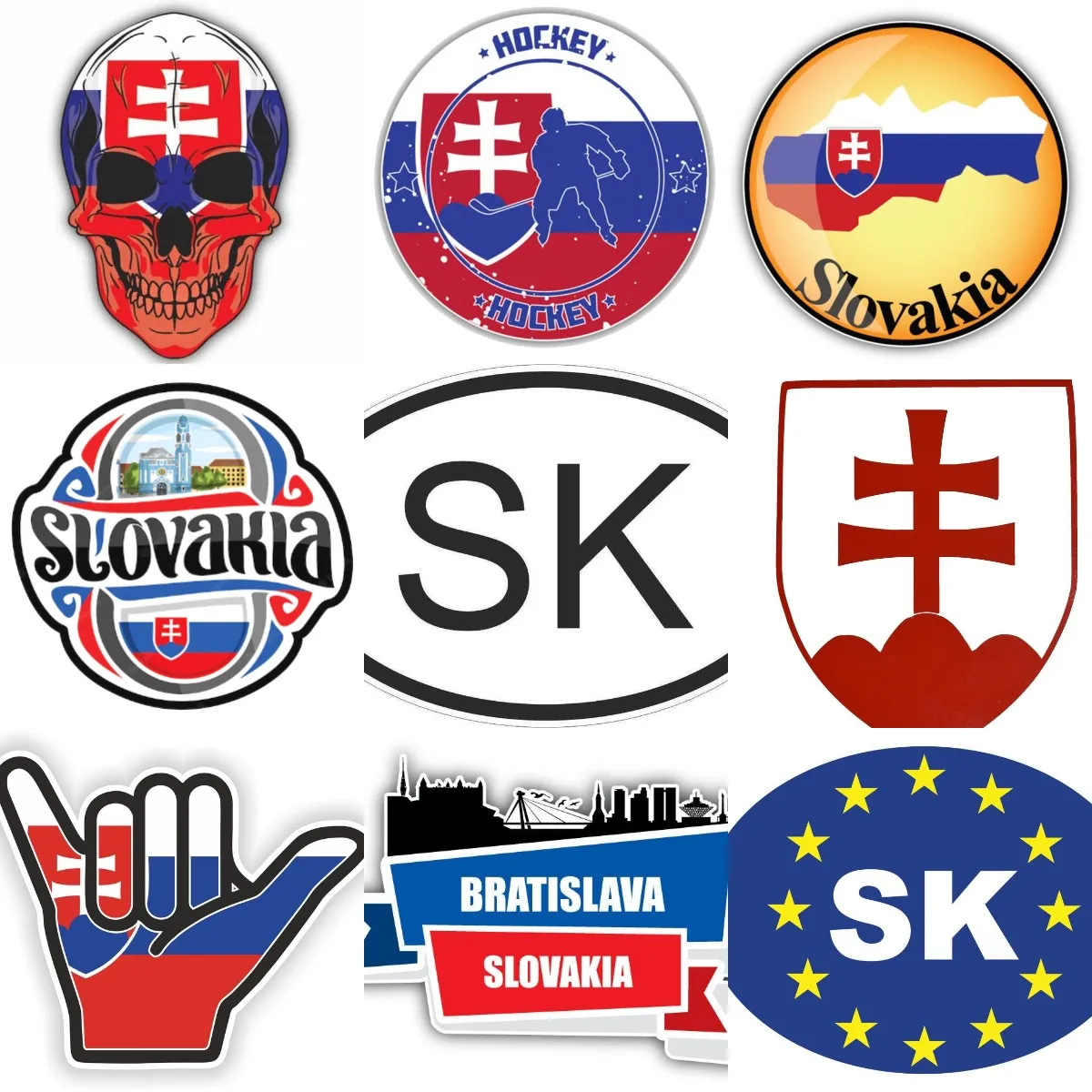 SK-Slovakia-Flag-Emblem-Skull-Creative-PVC-Sticker-for-Decorate-Camper ...