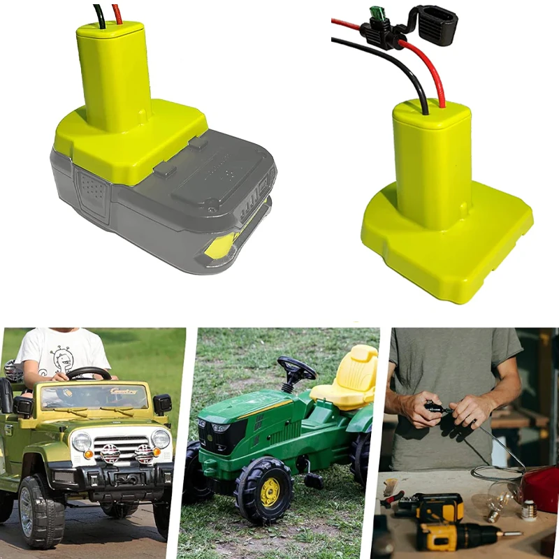 For-RYOBI-DIY-Battery-Dock-Adapter-Power-Wheels-Adapter-for-Ryobi-ONE ...