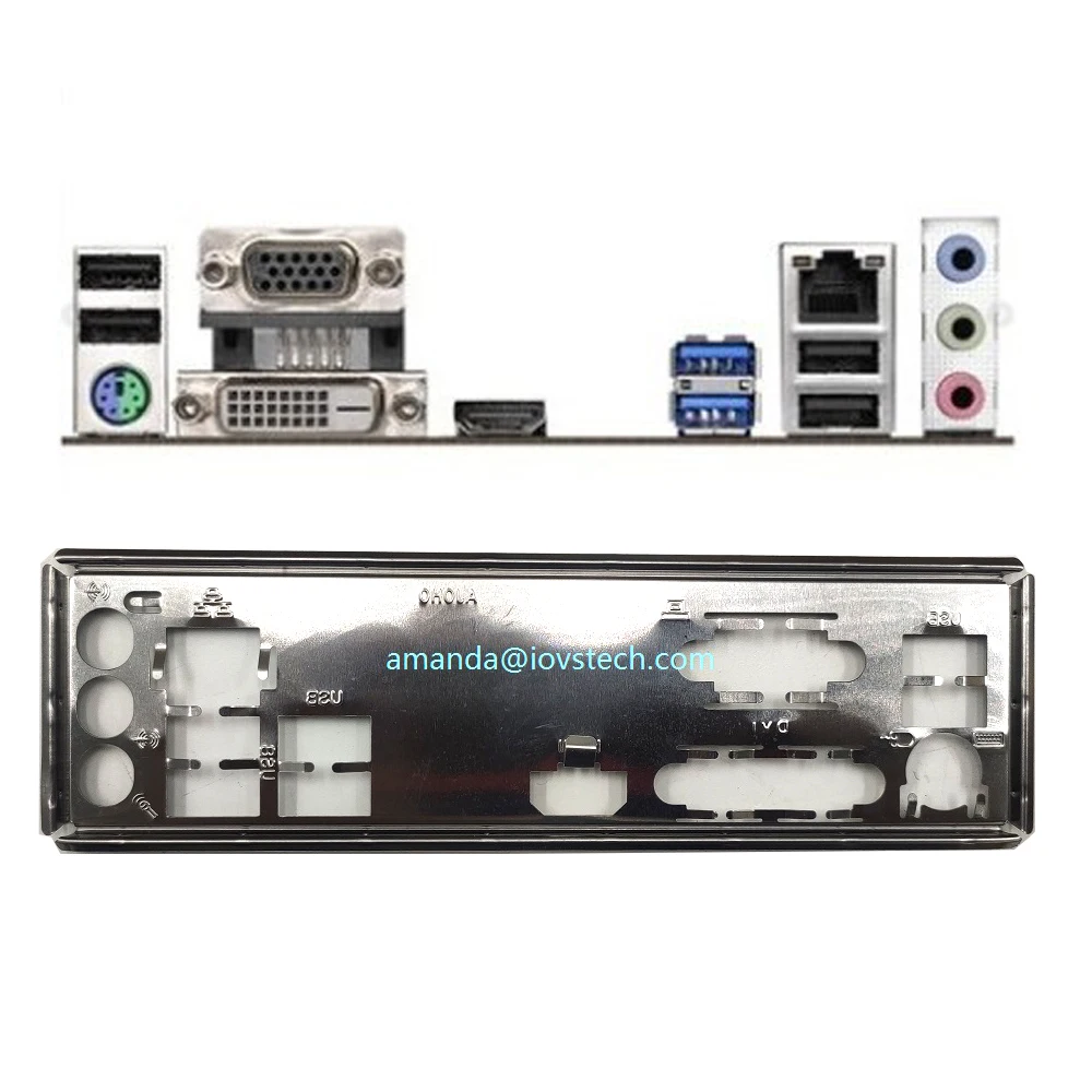 IO-I-O-Shield-Back-Plate-BackPlate-Blende-Bracket-For-ASROCK-H310CM-HDV ...