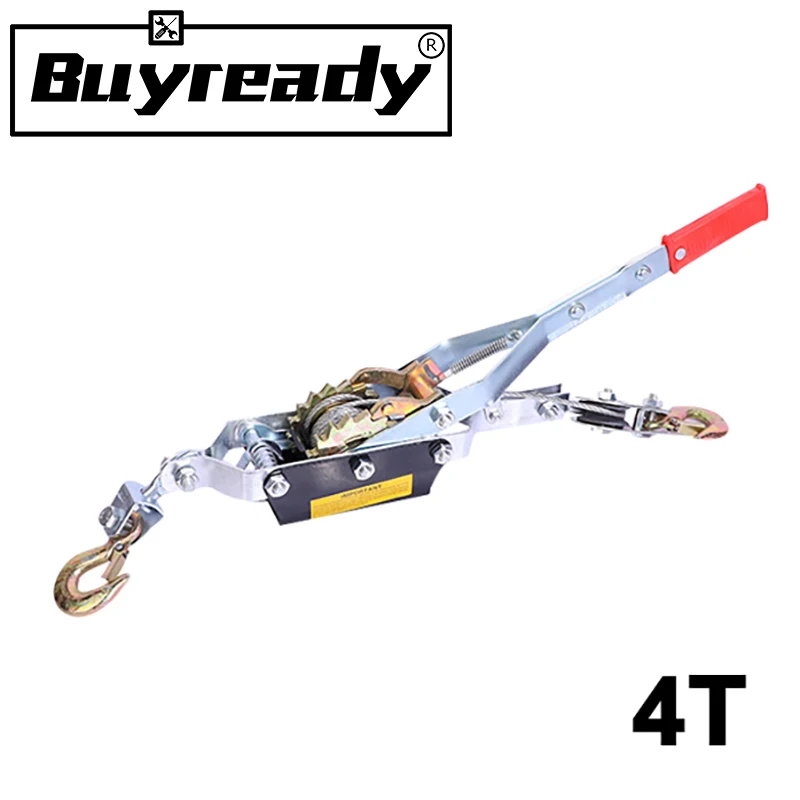 4T-2m-Wire-Rope-Manual-Tensioner-Ratchet-Double-Hook-Tensioner-Winch ...