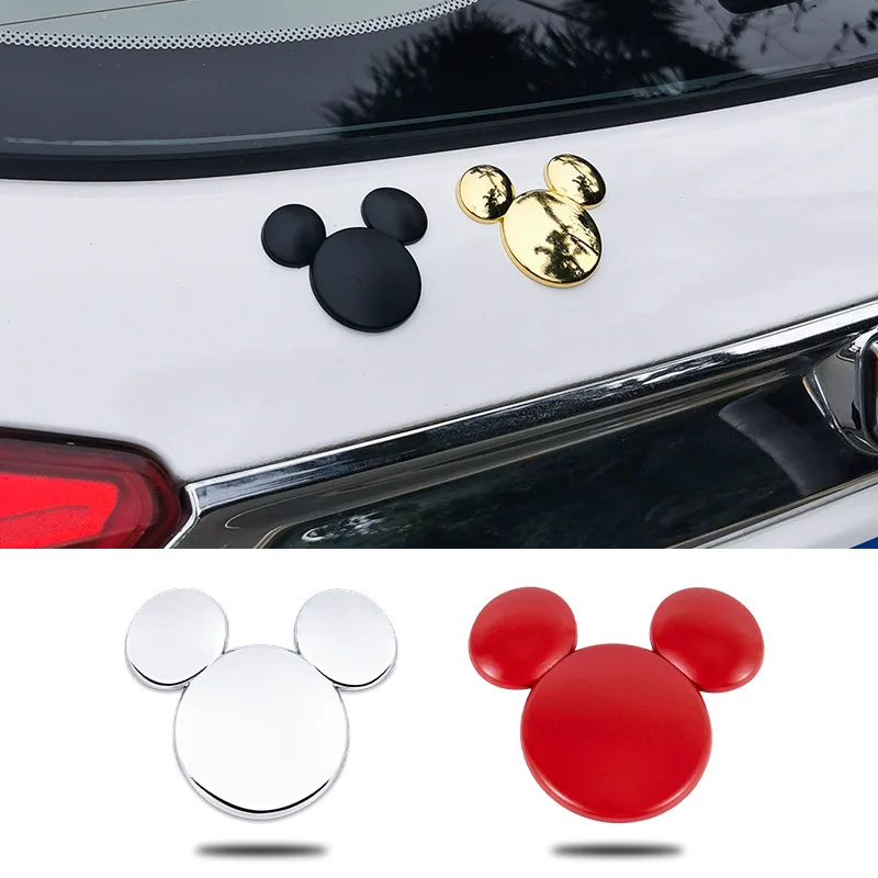 Disney-3D-Mental-Mickey-Mouse-Car-Decal-Waterproof-Car-Anime-Sticker ...