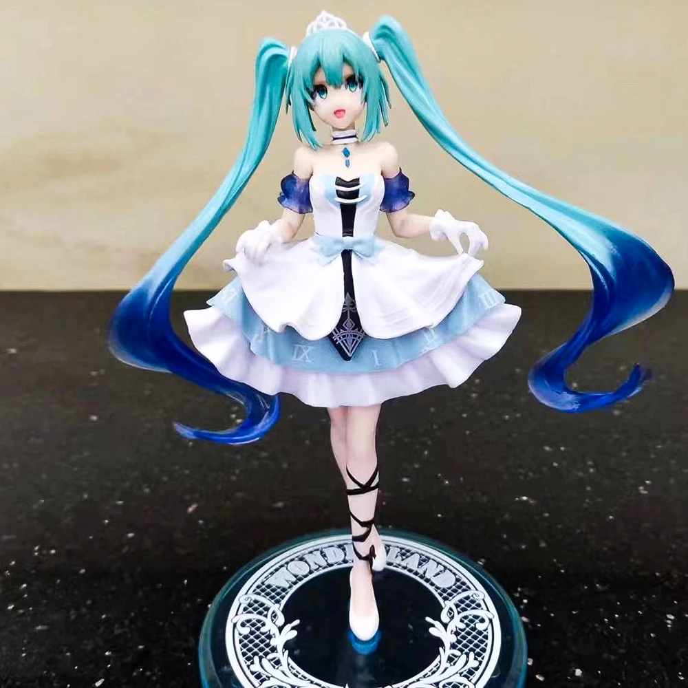 20cm Japan Hatsune Miku Cinderella Action Figure Anime Ice Snow ...