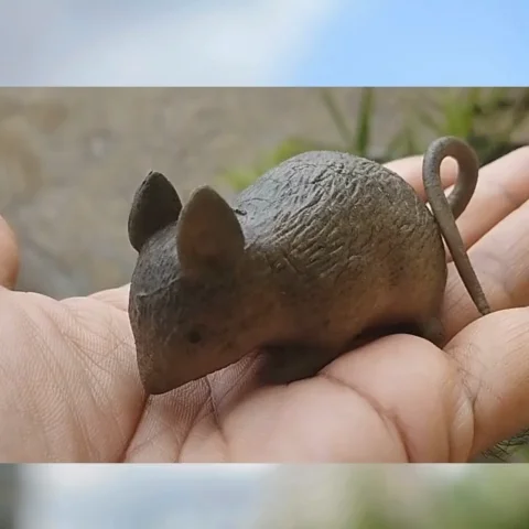 "Realistic Soft Rubber Rat Toy - Wild Animal Figure for Kids' Learning ...