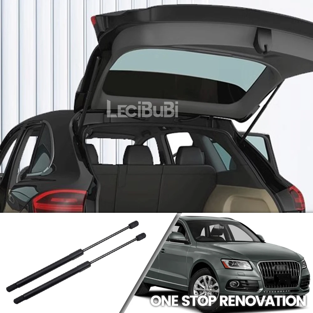 For Audi Q5 W/ Power LiftGate 2pcs Rear Trunk Tailgate Strut Boot Lift ...