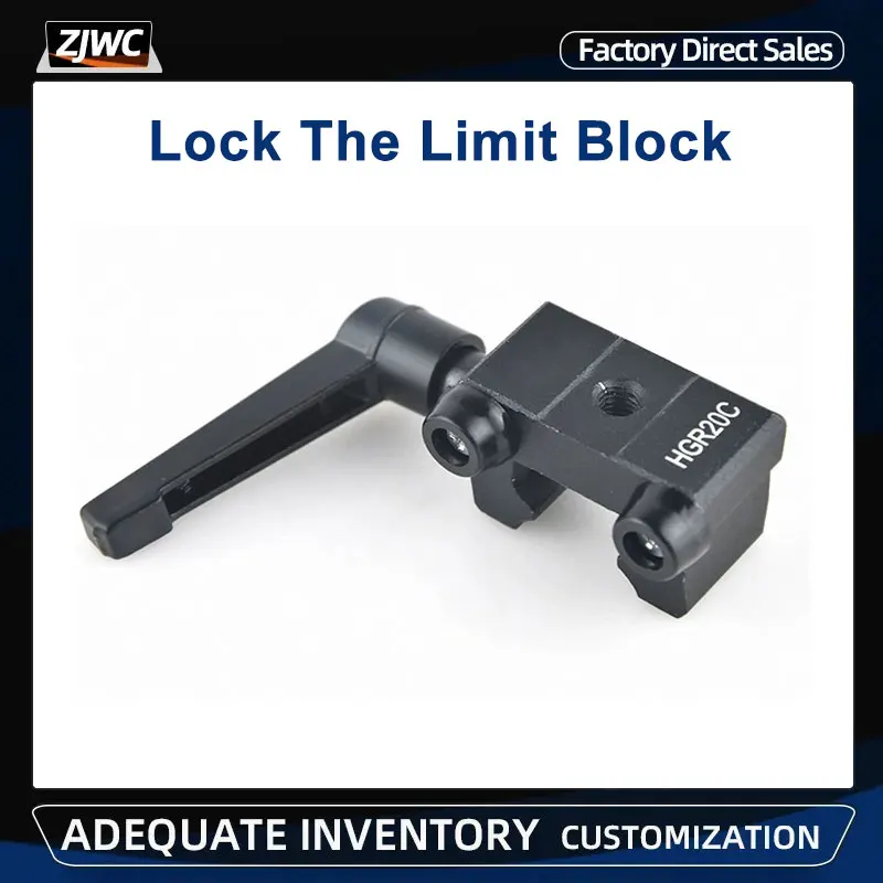 1pcs-Black-HGR15-HGR20-HGR25-HGR30-HGR35-HGR45-Linear-Guide-Rail-Limit-Block-Positioning-Ring ...