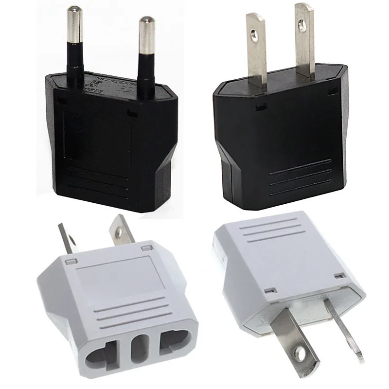 Mini Grounded AU US to EU Plug Adapter 6A European America to Australia ...