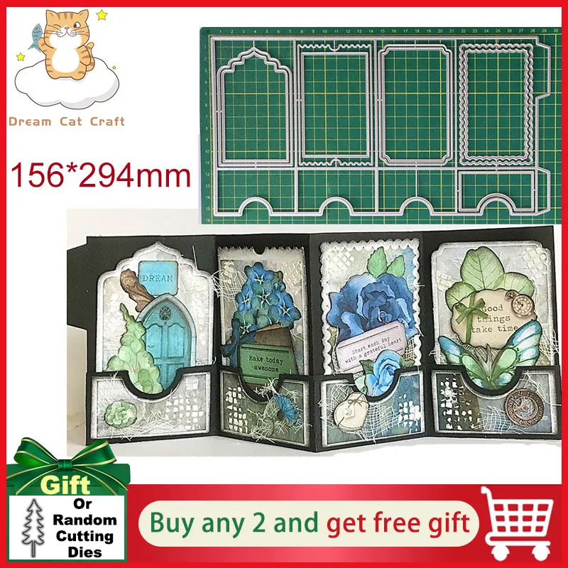 Four-layer Loose-leaf Frame Die Scrapbooking New Arrival 2022 Metal ...