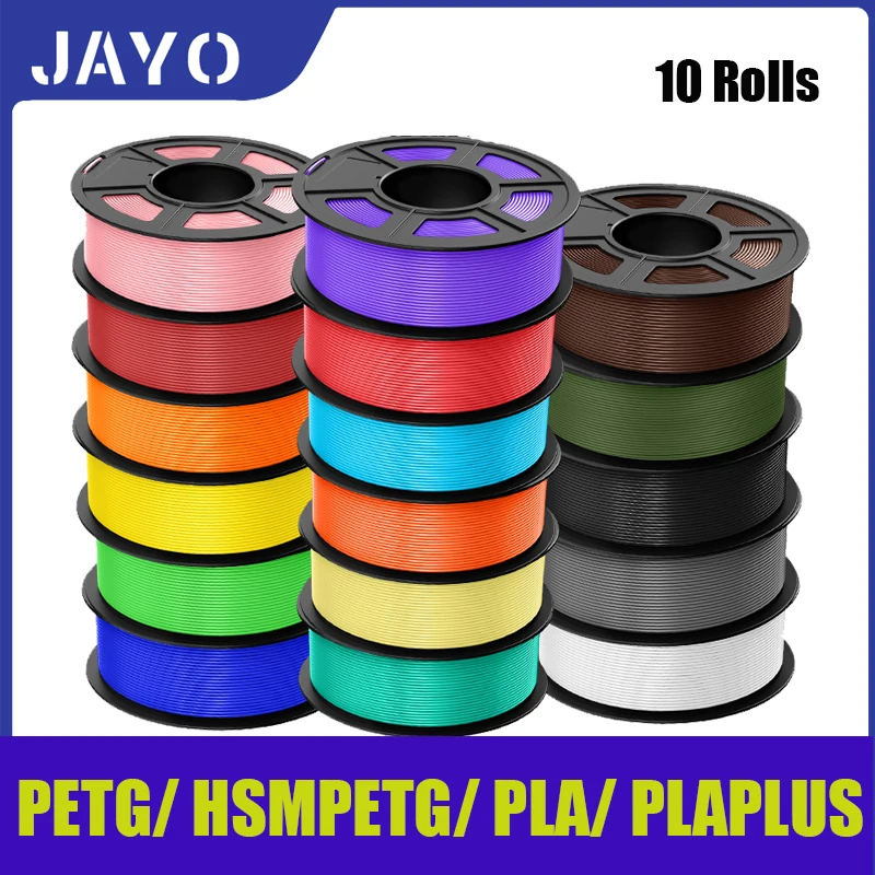JAYO 10Rolls pla plus /PETG/High speed matte pla /PLA filament 175mm no ...