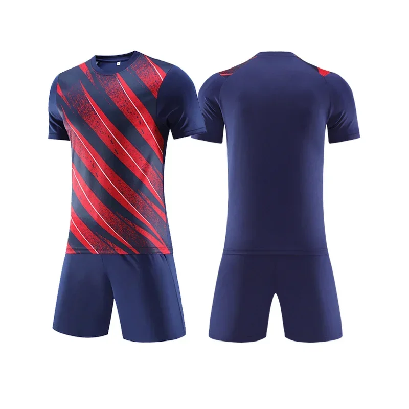 High Quality Soccer Training Outfit Set, Children Men Short Sleeve ...
