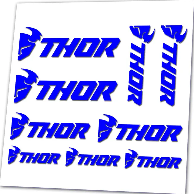 Logotipo De Carreras De Motocross Thor