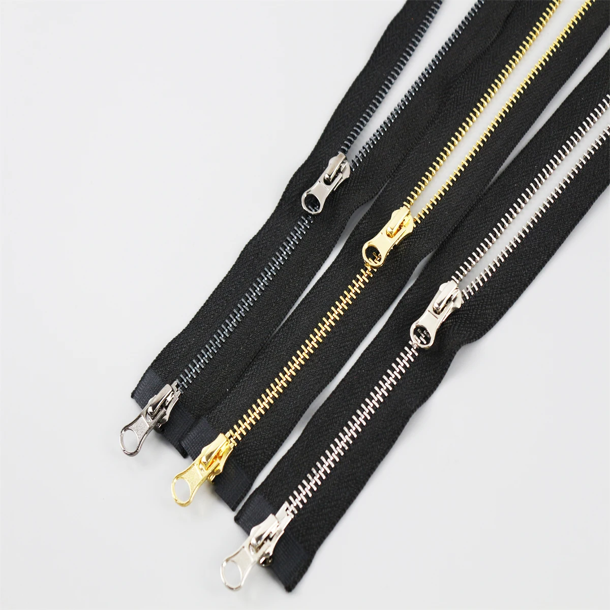 10PCS-5-metal-zipper-multi-color-garment-coat-zip-double-open-90CM-real ...