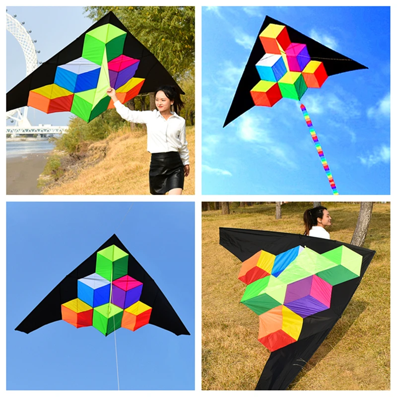 free-shipping-high-quality-Step-by-step-kite-with-handle-line-kite ...