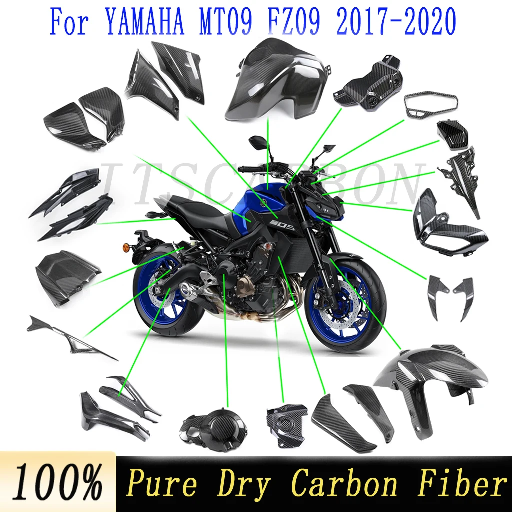 Carbon-Fiber-Retrofit-Parts-Fairing-Fenders-Capa-Pain-is-Kits-Acess ...
