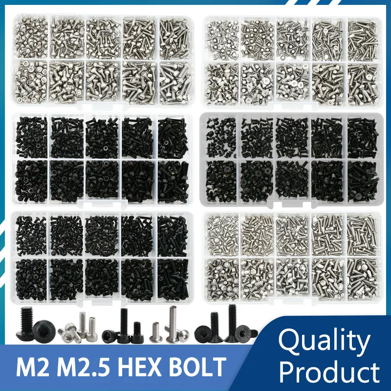 500Pcs-M2-M2-5-Small-Screw-Bolt-Kit-4mm-5mm-6mm-8mm-10mm-Electrical ...