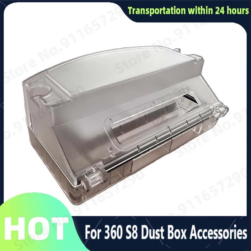 Dust-Box-For-360-S8-Sweeping-Robot-Vacuum-Cleaner-Filter-Dust-Bin ...