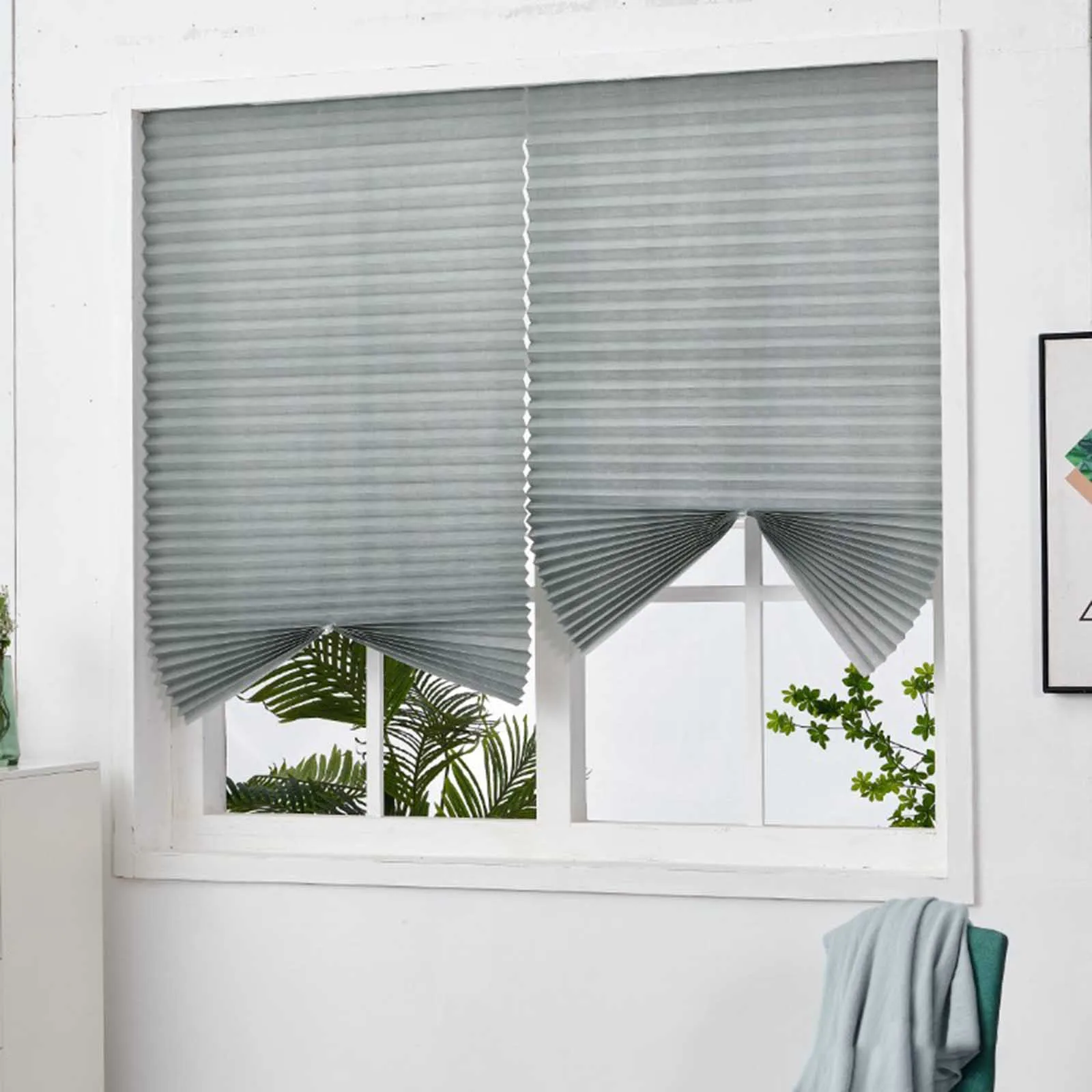 Easy-To-Install-Light-Filtering-Pleated-Paper-Shades-For-Window ...
