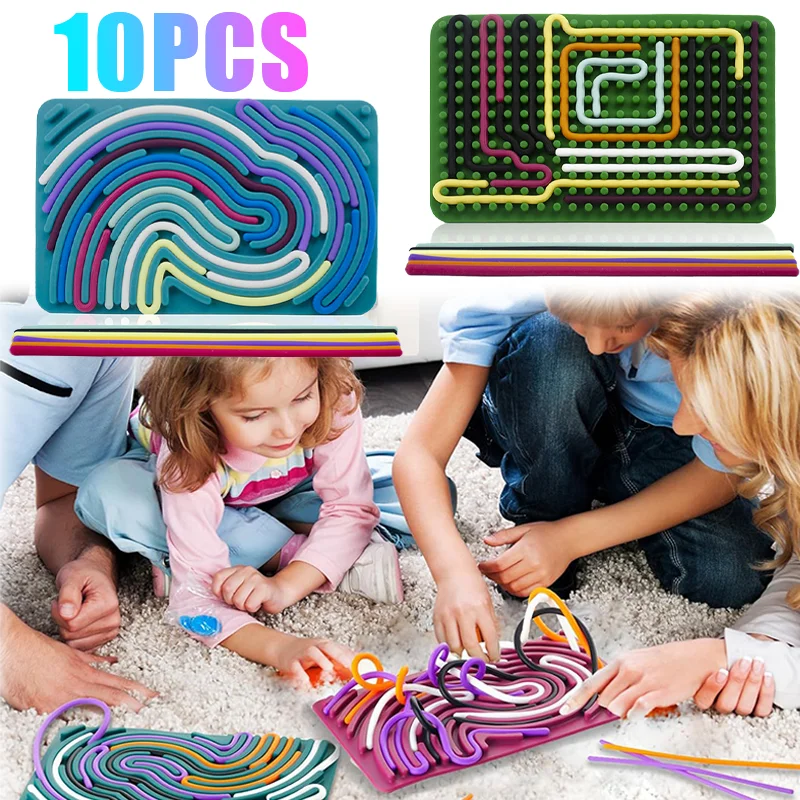 New-Sensory-Activity-Sensory-Activity-Board-Children-s-Puzzle-Silicone ...