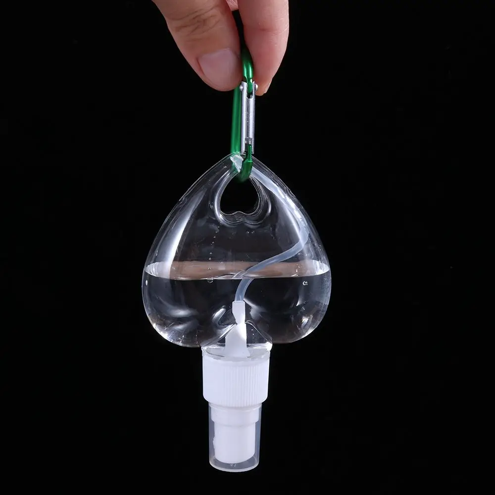 50ml Transparent Alcohol Perfume Leaf Heart Spray Bottle Empty ...