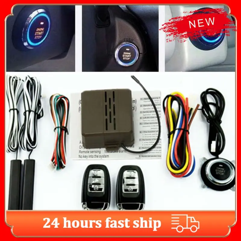 Car-Alarm-System-12V-Car-Central-Door-Lock-Keyless-System-Remote ...