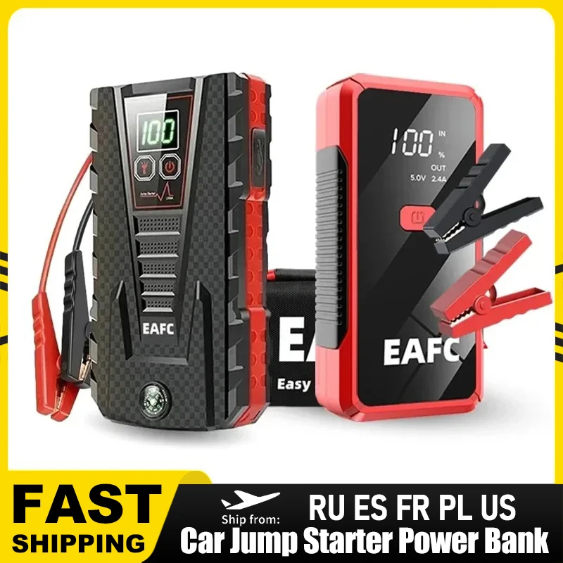 Car Jump Starter Power Bank 1200A/600A 12V Output Portable Emergency ...
