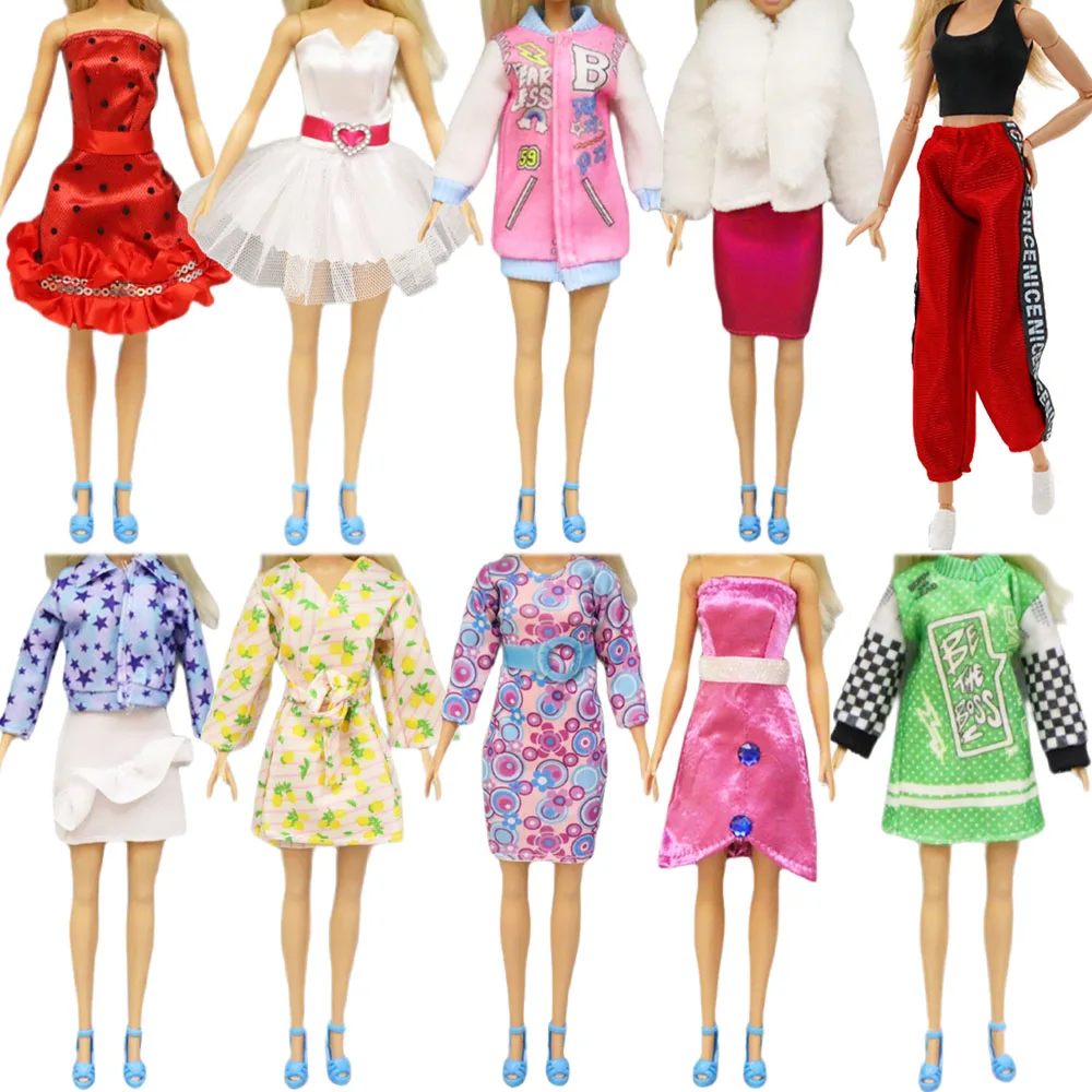 Pop-Barbies-Doll-Clothes-Dress-Casual-Sportswear-Fit-11-5inch-Barbies ...