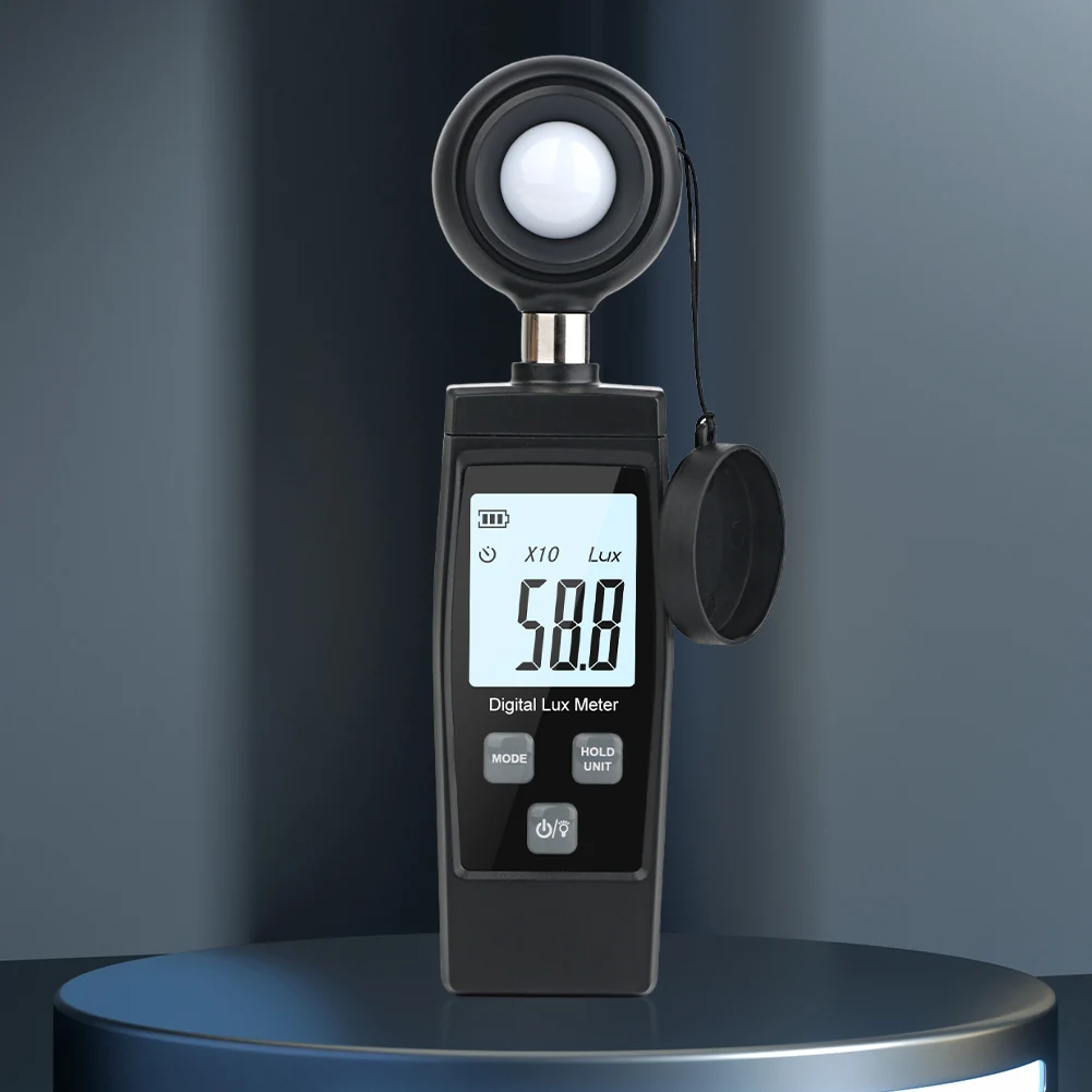 Digital-Handheld-Illuminometer-LCD-Display-Luminometer-0-200000-Lux ...