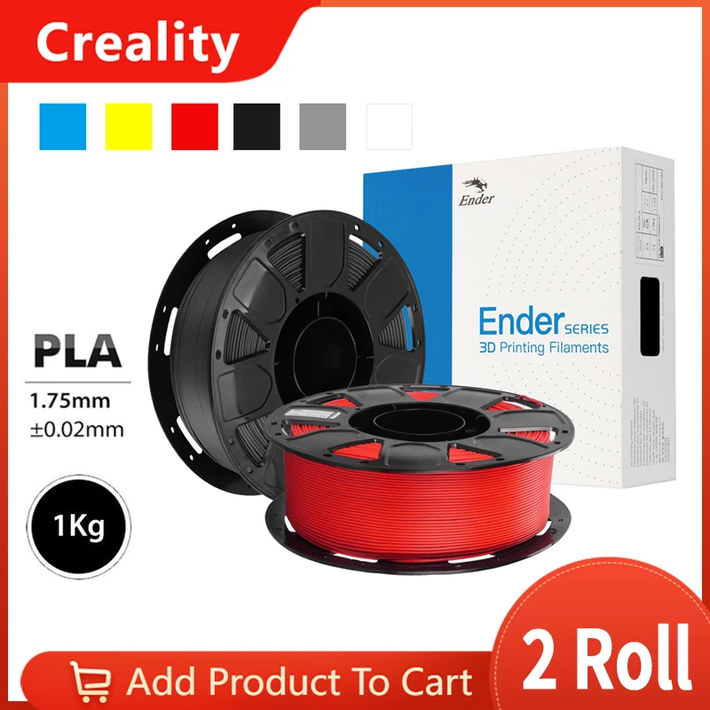Original 2kg Creality 3d Printer 1 75mm Pla Filament Plastic