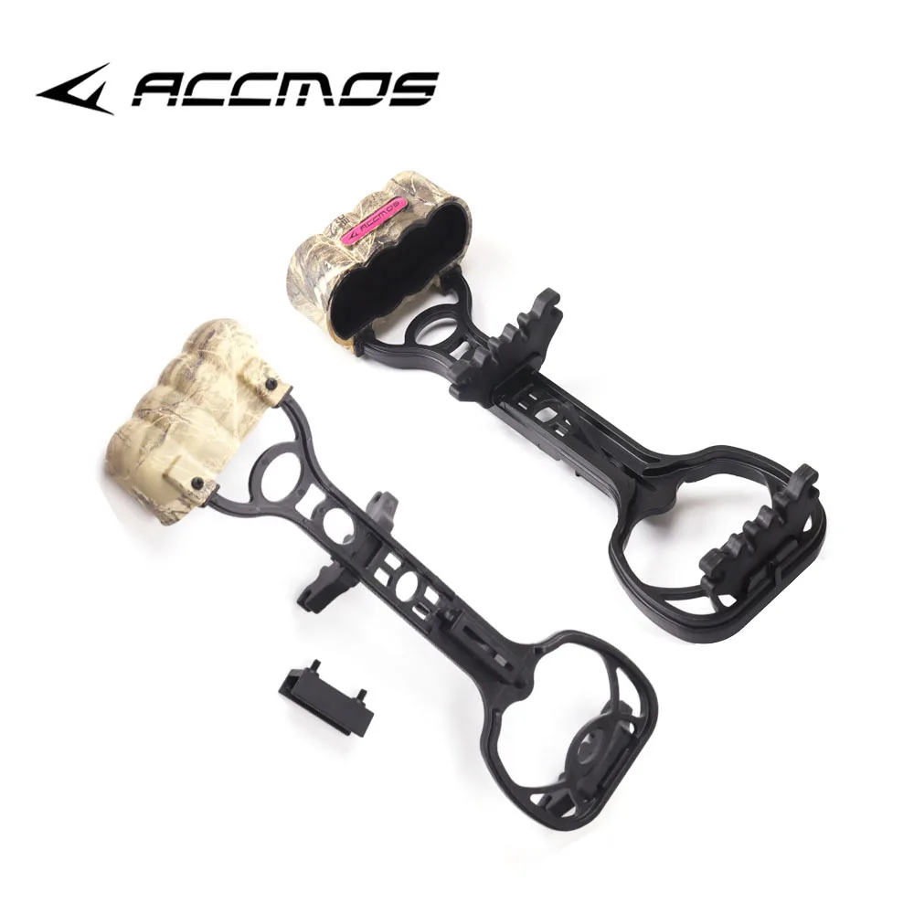 ACCMOS New Archery Quiver 4 Arrows Quick Release Arrow Case Holder For ...