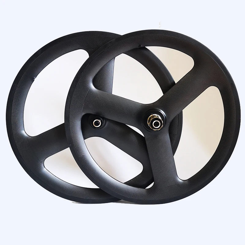 Cycling-BMX-451-Tri-Spokes-Carbon-Wheelset-20-Inch-3-Spoke-wheel-For-V ...