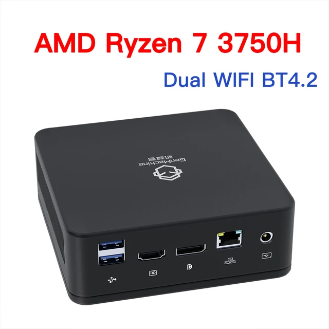 GenMachine New Mini PC AMD Ryzen 3750H CPU Windows 11 DDR4