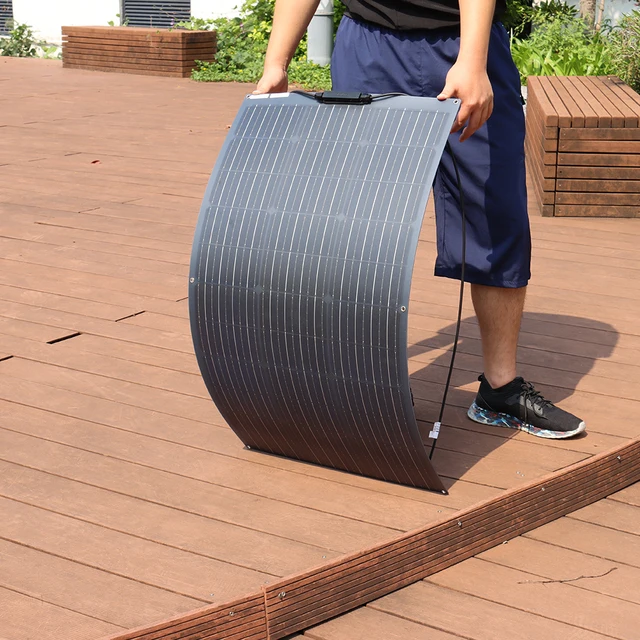 solar panel kit complete or 18V Flexible Mono Photovoltaic 100W 200W ...