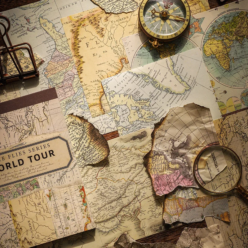 Vintage World Map Tumblr