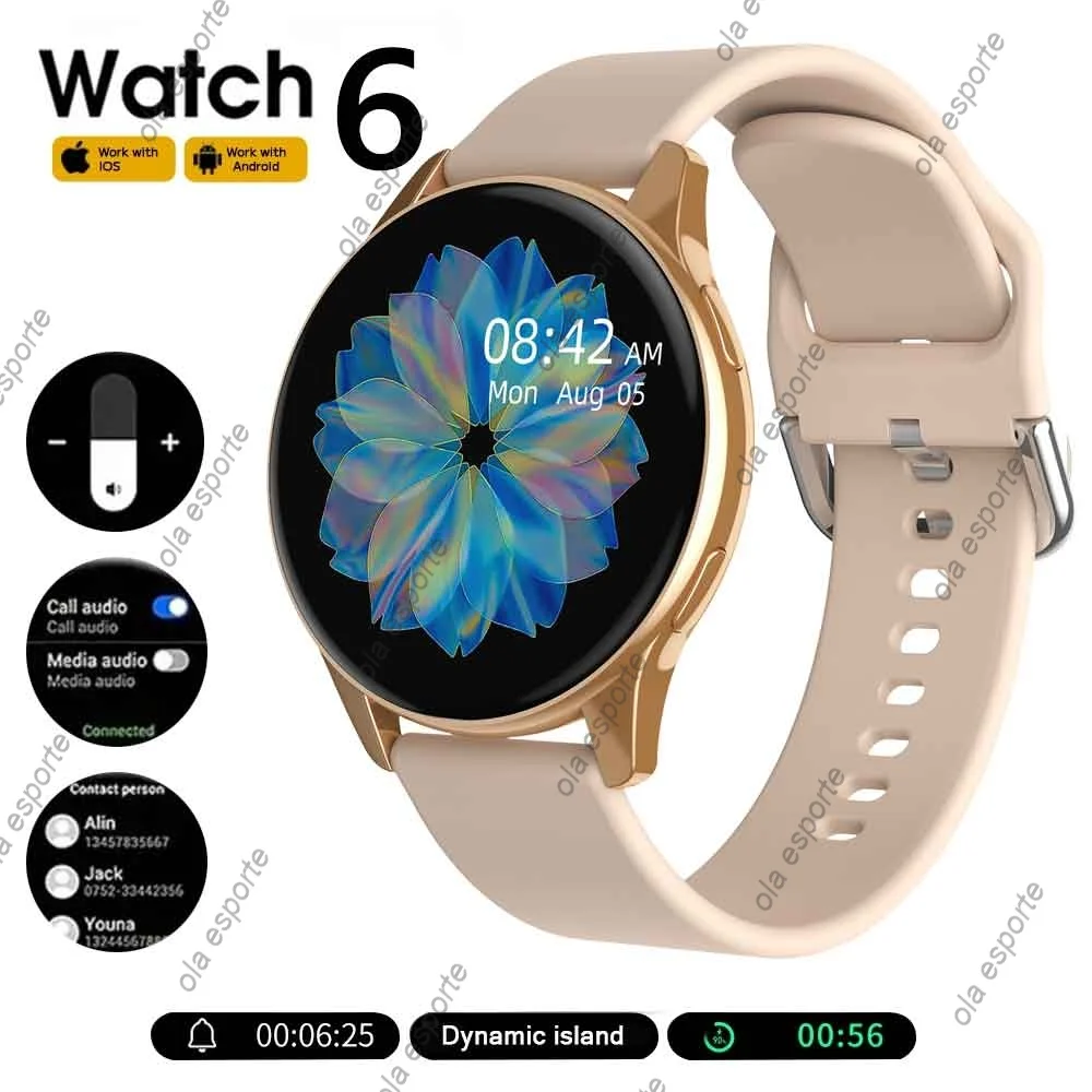 Huawei-Style-Smartwatch-Copy-Full-Round-Smartwatch-Bluetooth-Call-Smart ...