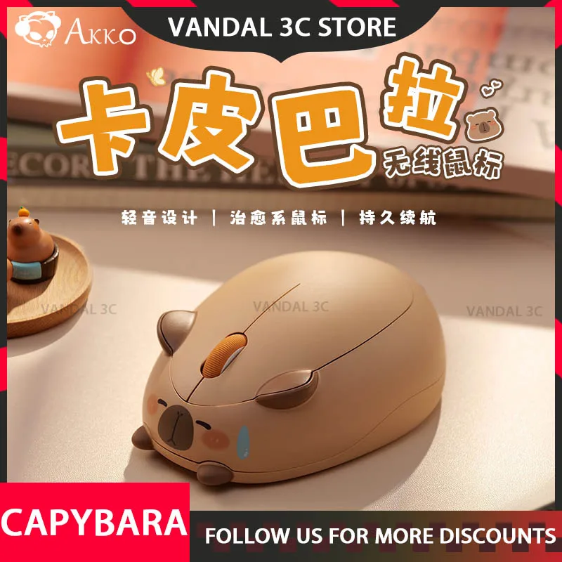 Akko-Cat-Wireless-Mouse-Rechargeable-Portable-Performance-2-4g-Wireless ...