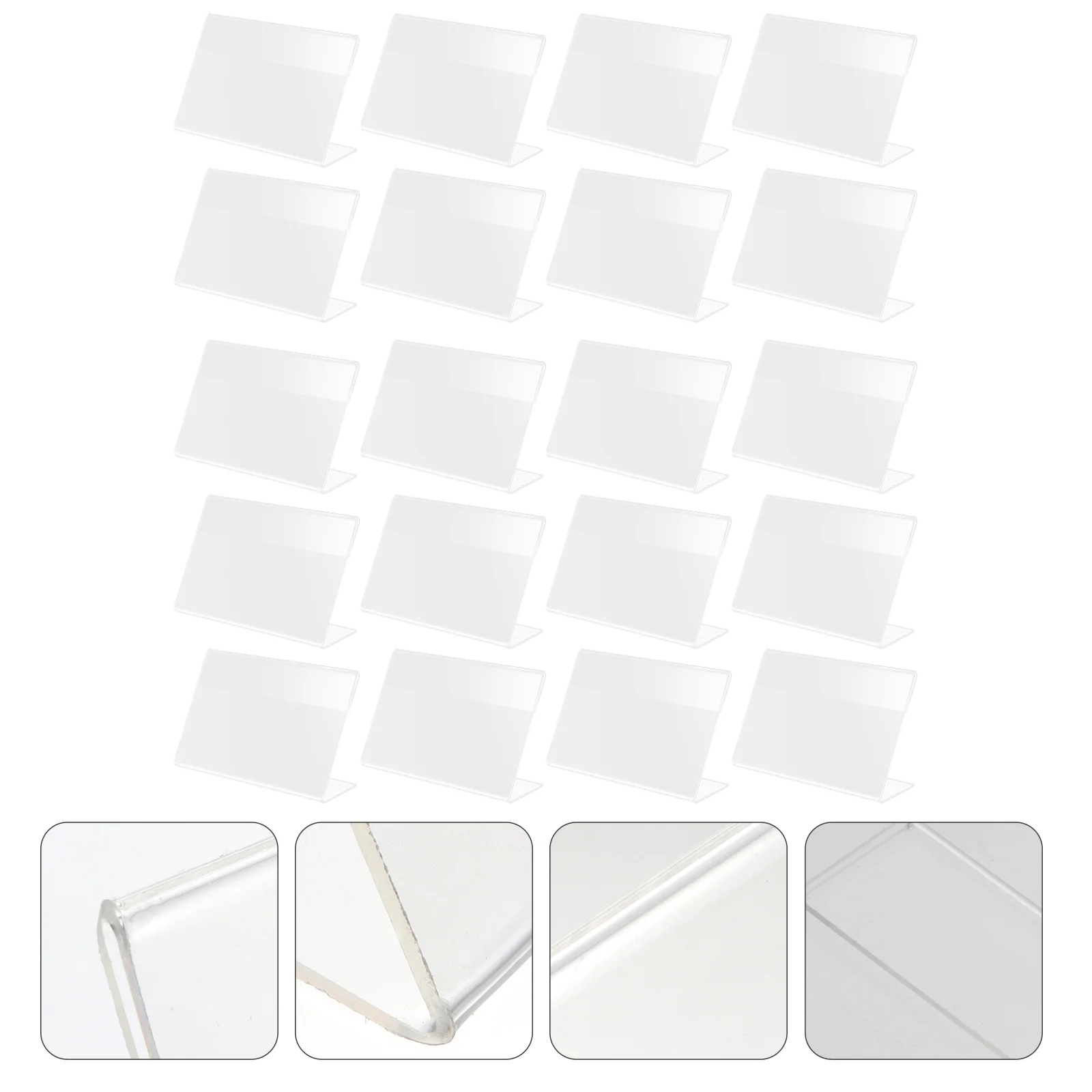20-Pcs-Merchandise-Tags-Wire-Shelf-Clips-Plastic-Label-Holders-Buffet ...