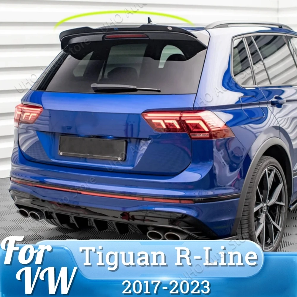 Tiguan-MK2-TDI-R-R-Line-2017-2023-Tuning-Car-Rear-Roof-Spoiler-Wings ...