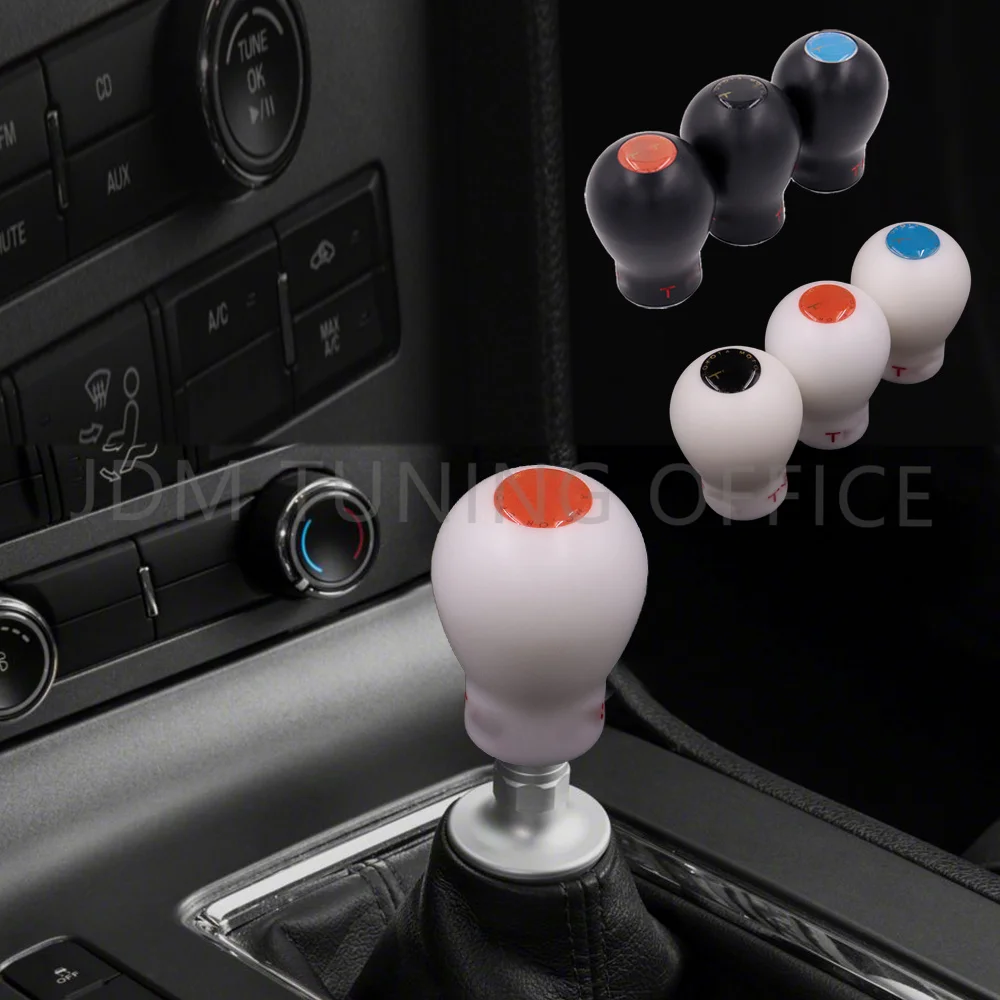 6cm TRD D Resin Car Racing Manual Gear Shift Knob Logo Sticker Shifter ...