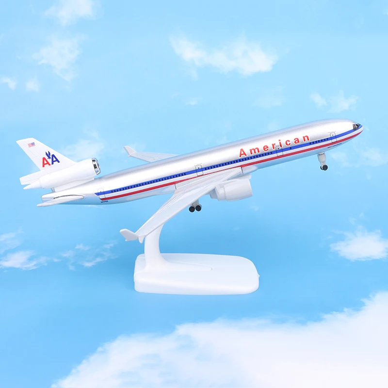 20cm-USA-American-AA-Airlines-MD-MD-11-Airways-Diecast-Airplane-Model ...
