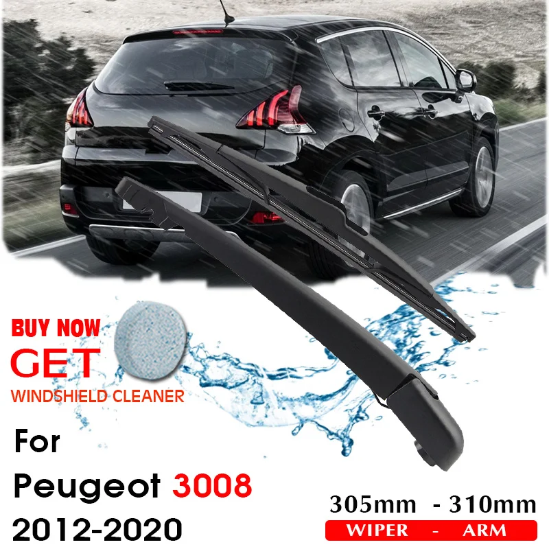 Car-Wiper-Blade-Rear-Back-Window-Windscreen-Windshield-Wipers-For-Peugeot-3008-Hatchback-305-mm ...