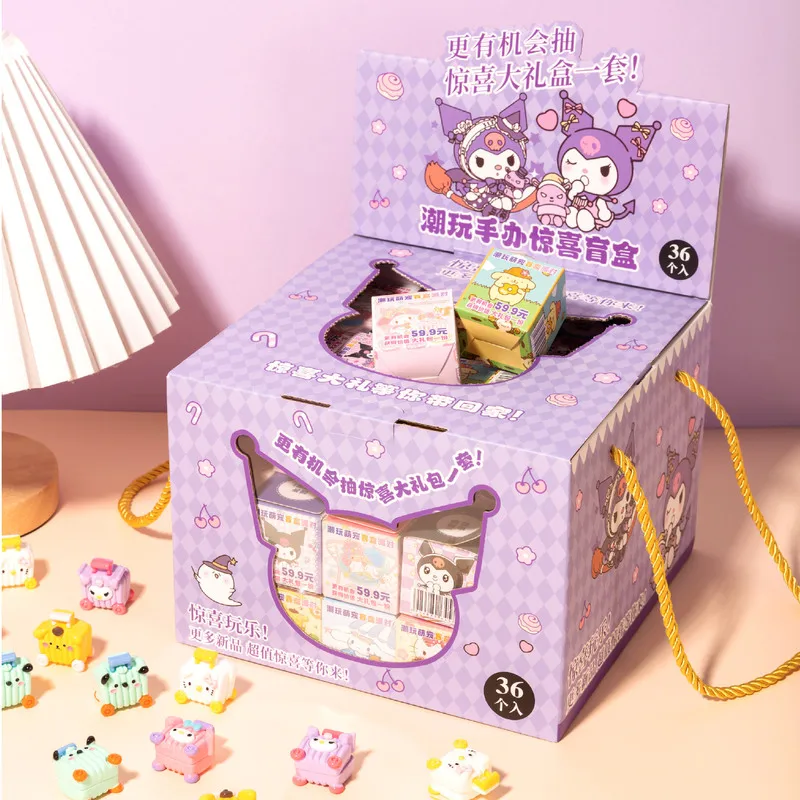 36pcs-Sanrio-Blind-Box-Toys-Anime-Figurine-Handmade-Ornaments-Random ...