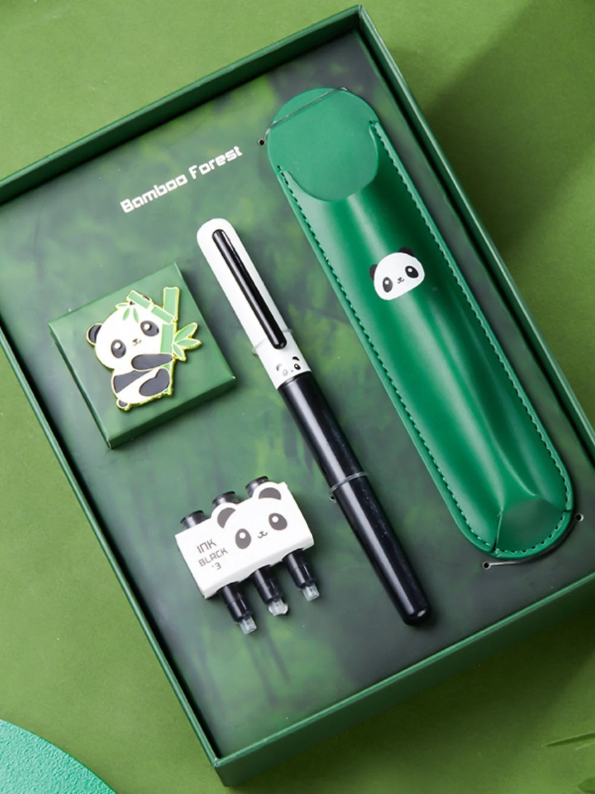 Bamboo-Forest-Panda-Gift-Set-For-Student-Writing-Practice-Pen-High-End ...