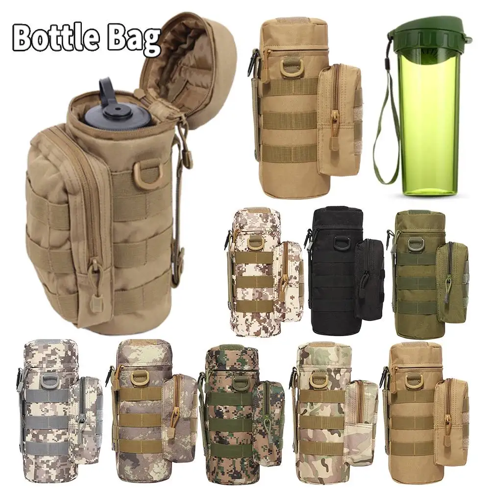 Molle Water Bottle Bag Portable Bottle Pouch Holder Portable Kettle ...