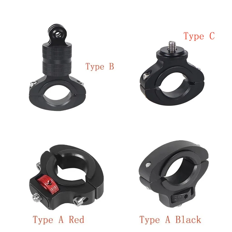 FEICHAO-Bicycle-Bike-Handlebar-Clamp-Aluminum-Tube-Clip-with-1-4-Screw ...