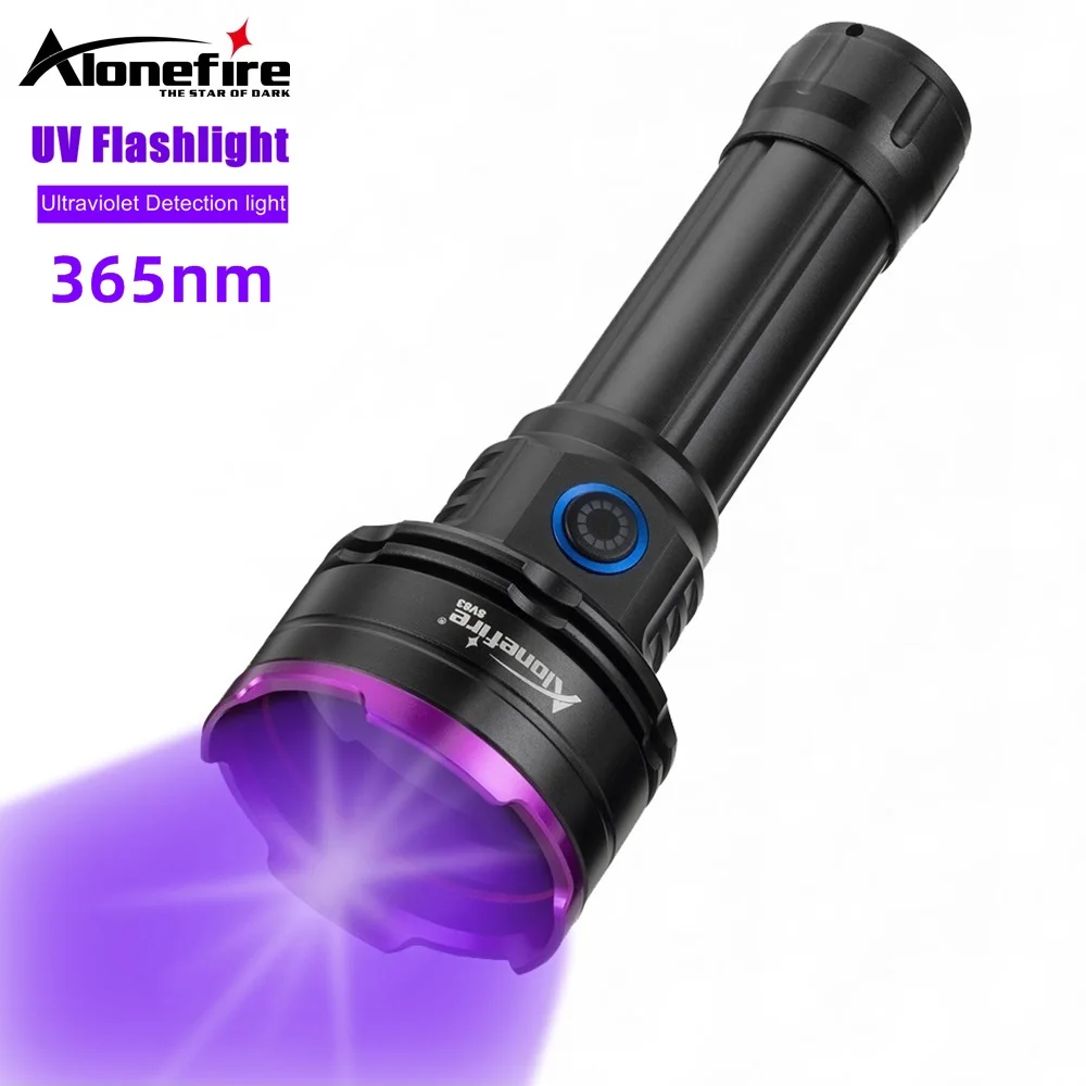 Alonefire-SV83-30W-UV-flashlight-Black-Light-Rechargeable-365nm-Ultraviolet-Scorpion-Money-Pets ...