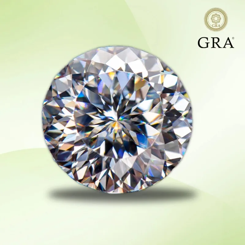 Diamante-de-moissanita-100-CORTE-DE-Faceed-D-Color-VVS1-Gema-cultivada ...