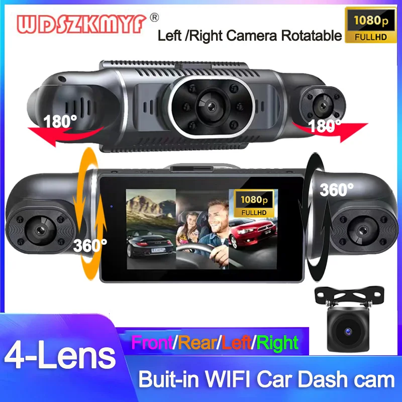 3-0-Inch-Car-DVR-4-Channel-HD-1080P-Dash-Cam-Car-Video-Recorder-WIFI ...