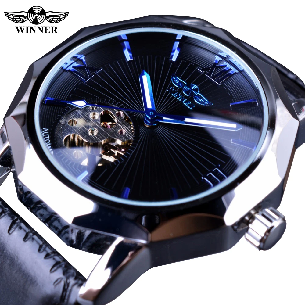Winner-Classic-Casual-Men-Automatic-Mechanical-Watch-Blue-Ocean-Design ...
