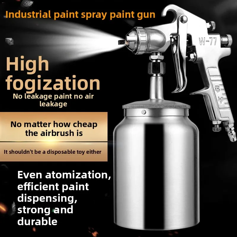 W-77 Air Pump Special Paint Spray Gun Pneumatic Spray Bottle Paint ...